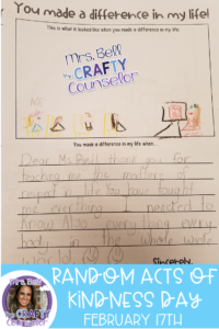 Random Acts Of Kindness - Mrs. Bell The Crafty Counselor