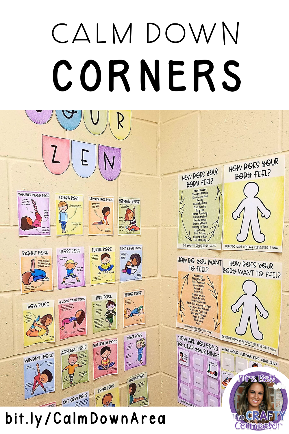 7 Calm Down Corner Tools - Mrs. Bell The Crafty Counselor