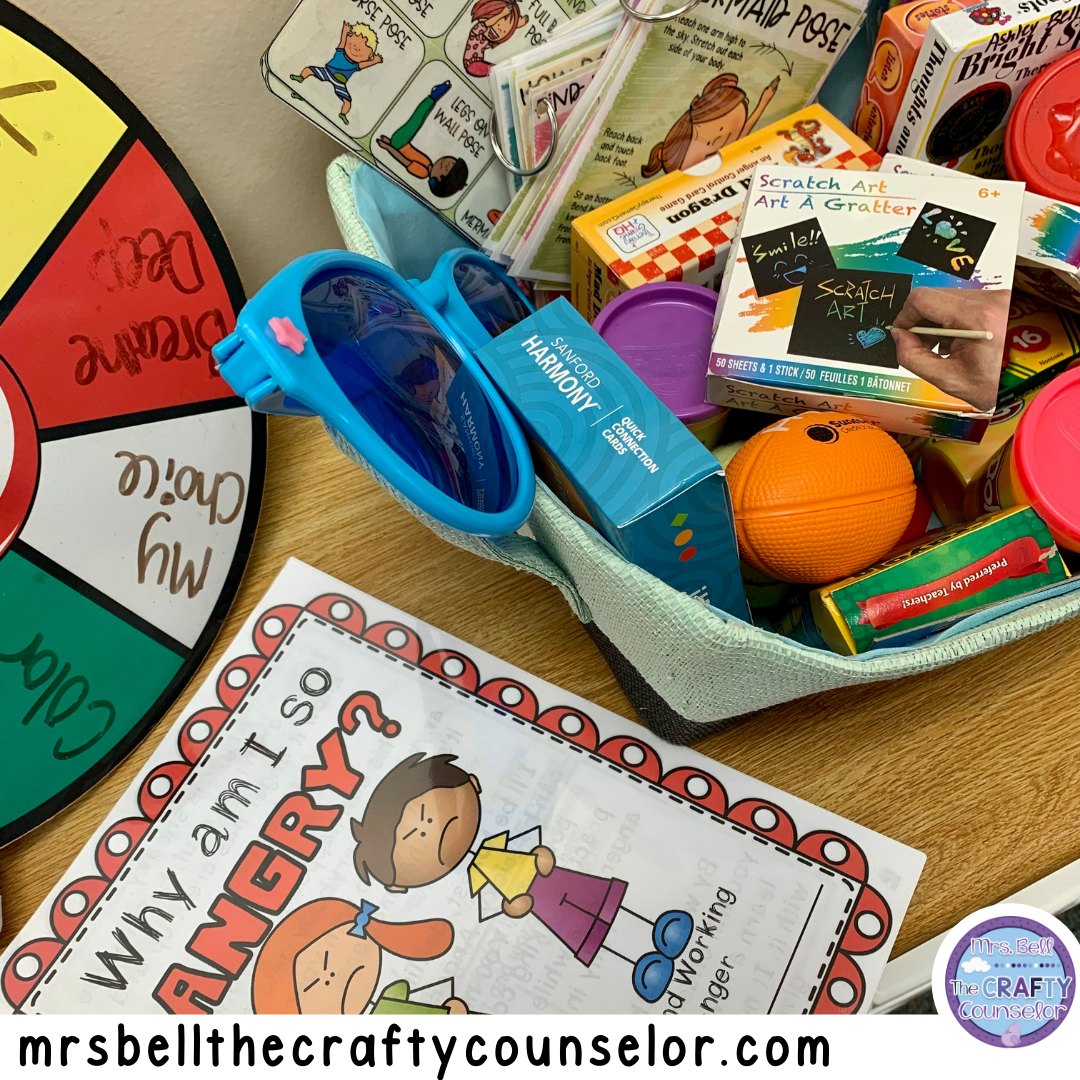 7 Calm Down Corner Tools - Mrs. Bell The Crafty Counselor
