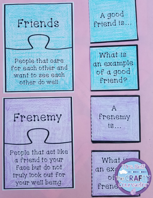 Frenemy Healthy Friendships Small Group Interactive Book - Mrs. Bell ...